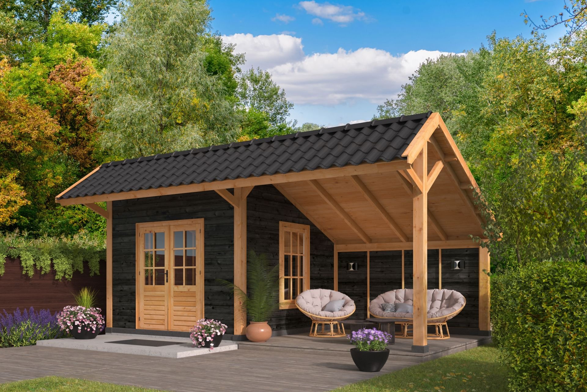 Maryland Summerhouse 6.75 x 4.18m | Garden Buildings from Tuin UK