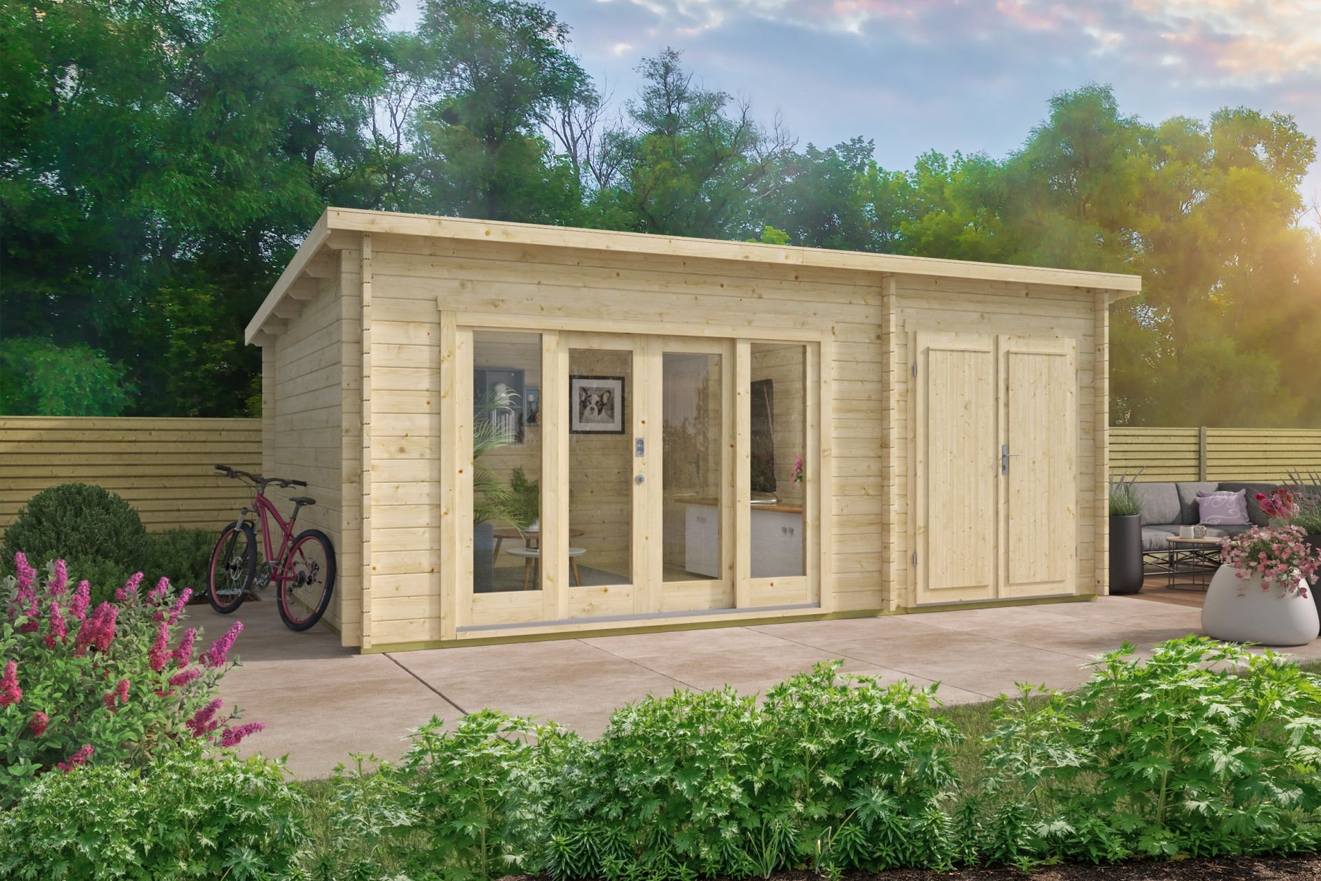 Meg Log Cabin 5.95m x 4m