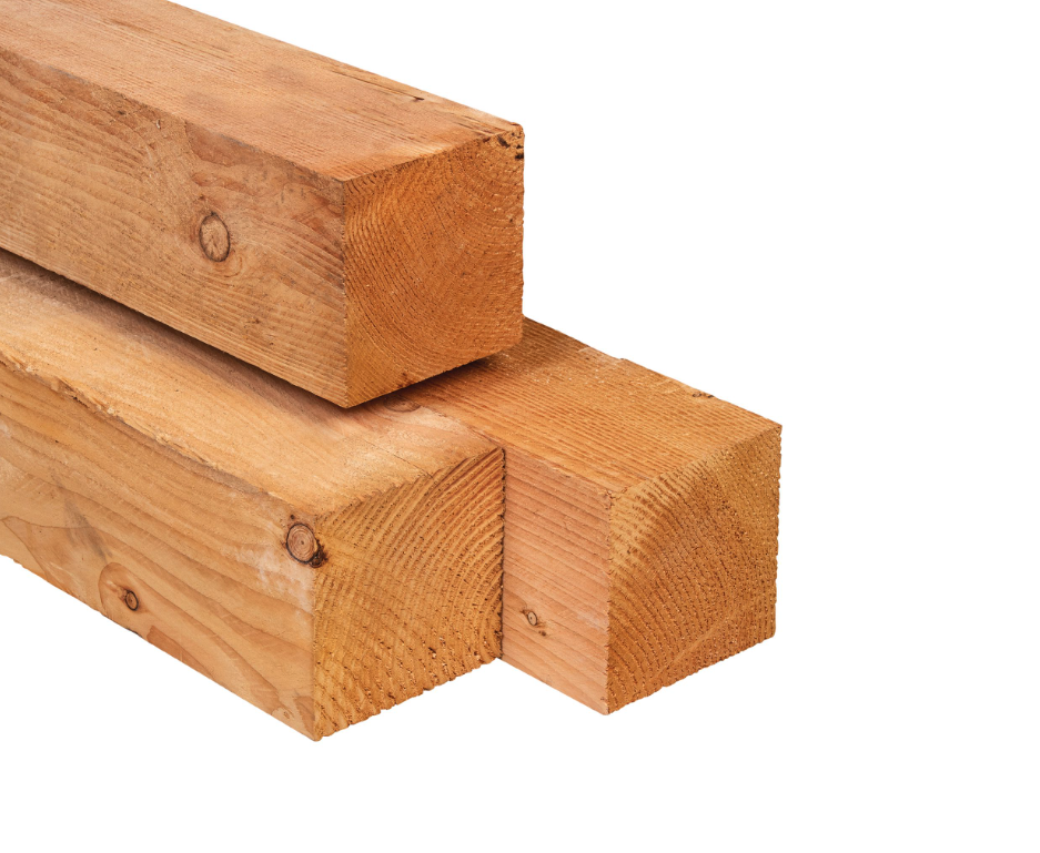 200mm Larch timber Posts, undried | Tuin, UK