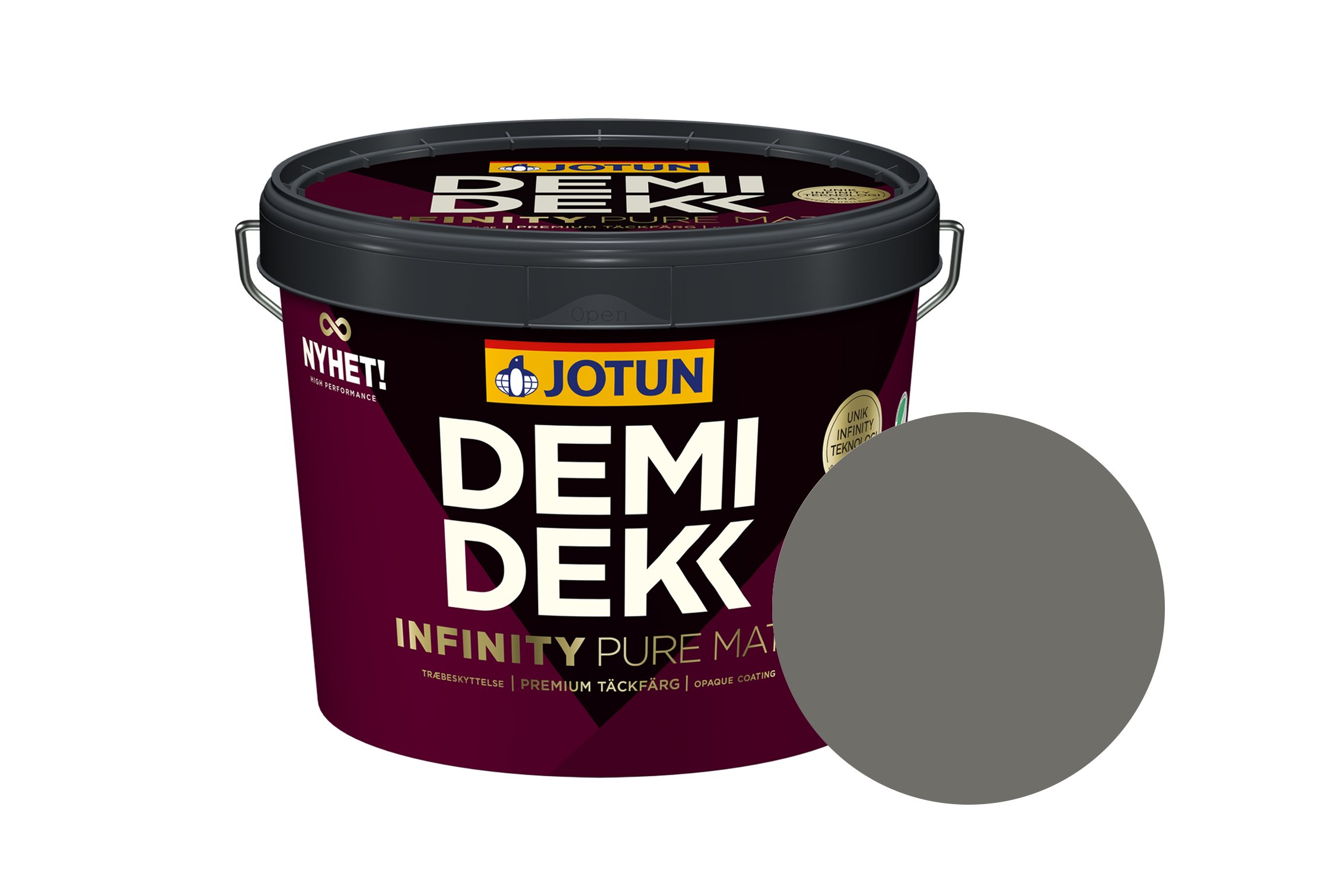 Jotun Demidekk Infinity Pure Matt Beits – Dekkend Mat - Front