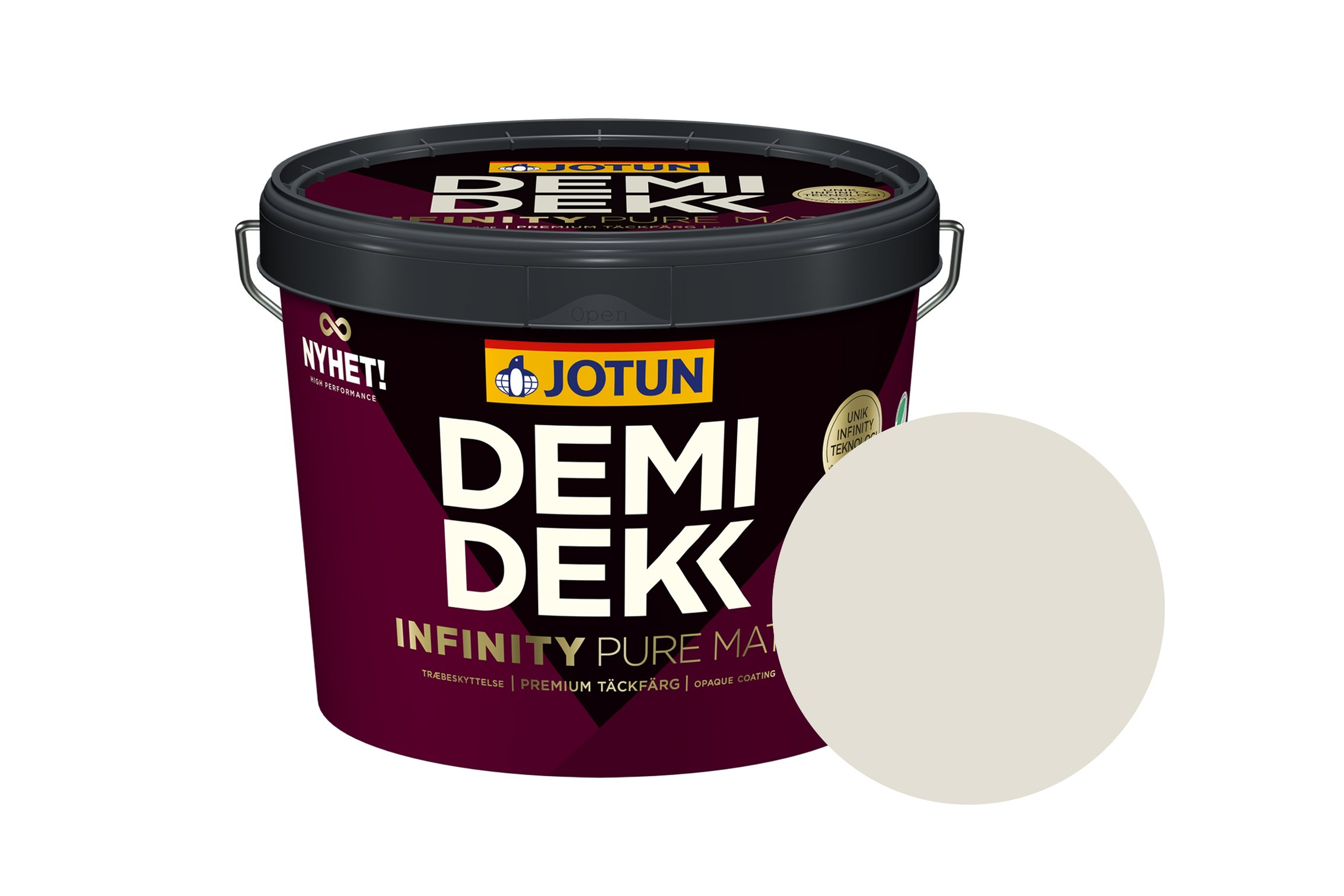 Jotun Demidekk Infinity Pure Matt Beits – Dekkend Mat - Dus