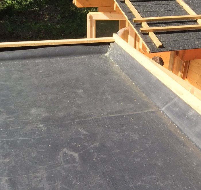 EPDM Roofing material for flat roofs