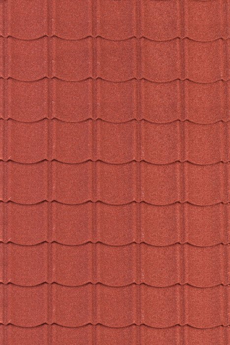 Red Metal Roofing Sheets for Log cabins and Garden Buildings