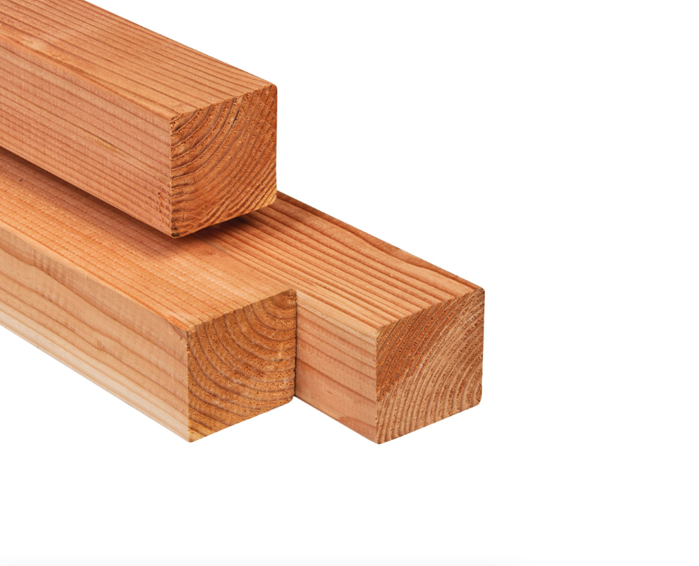 Smooth Planed Garden Posts | Douglas Fir | Rounded Corners 110mm2 from TUIN