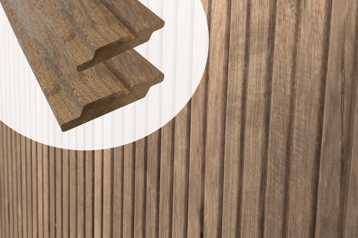 Doppel-Rhombus Frake 9 x 1,8 cm - Thermisch modifiziert