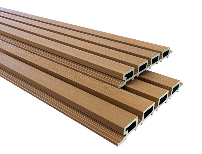 Composite Timmdek Quatro profil 2,6 x 21,9 cm - Teak