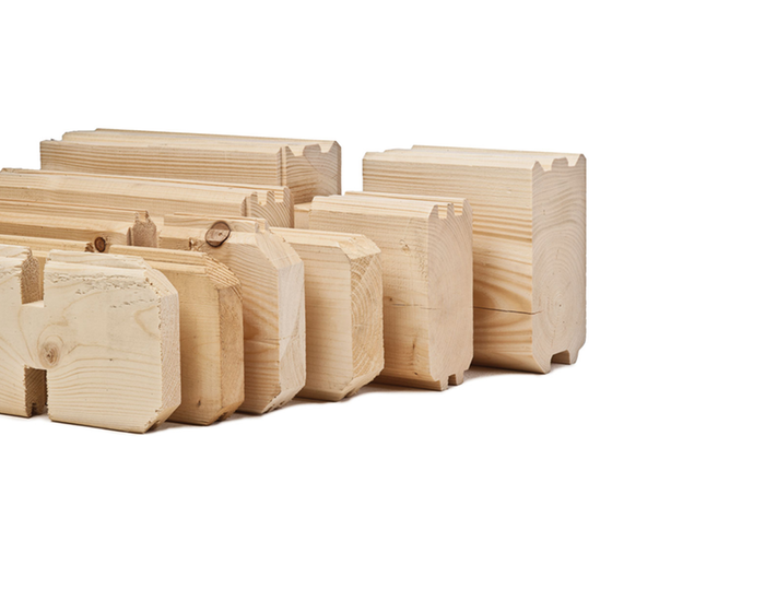 Log Cabin Logs - boards priced per meter | Tuin UK
