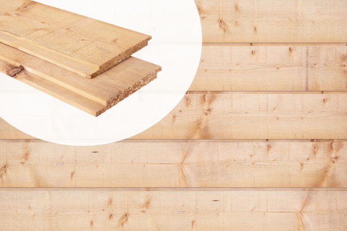 18mm Pre-Treated Spruce Cladding