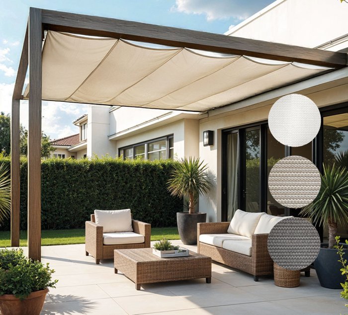 Harmonica Retractable Awning | Garden Pergolas | 2.9x4.0m UK