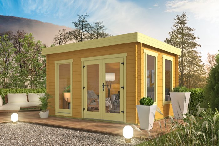 Jason Modern Log Cabin | 4m x 3m | Tuin Garden Buildings