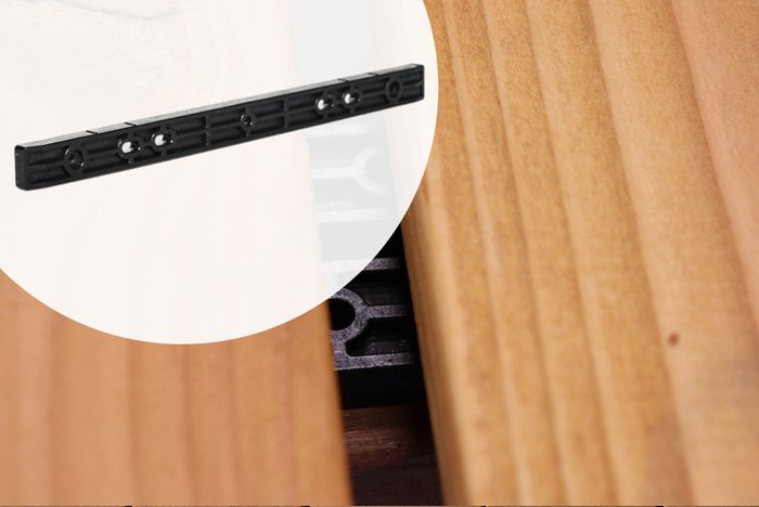 B-fix Clips RVS voor blinde bevestiging Terrasplanken