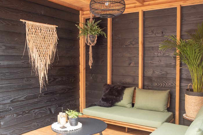 Embalan Timber Paint Black | 25L Tub Premium Finish | Tuin