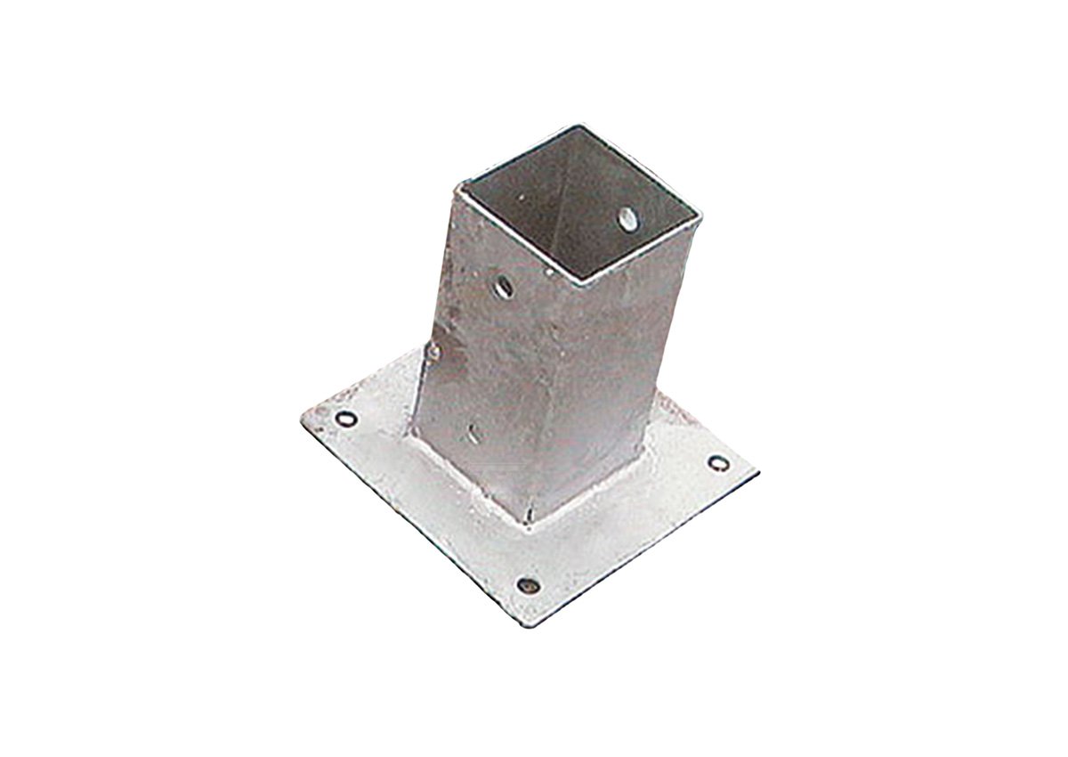 Post Holder Screw Down | 121x121x15cm Ground Anchor | Tuin