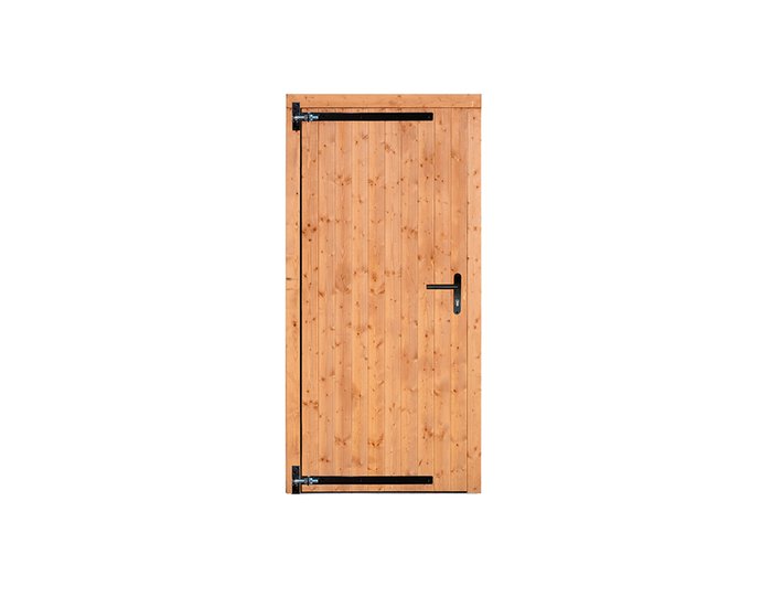 Red Class Wood Enkele Dichte Deur 100 x 205 cm Linksdraaiend