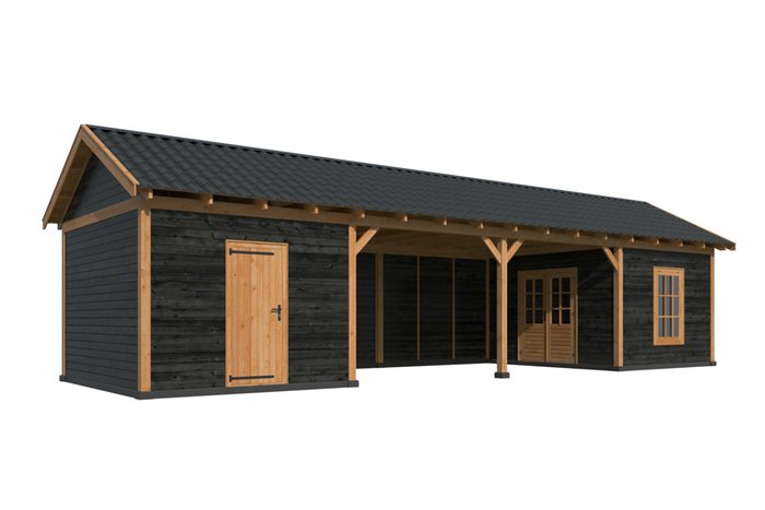 Roma Douglas Building Gazebo | 12.98 x 4.44m Garden Structure | Tuin