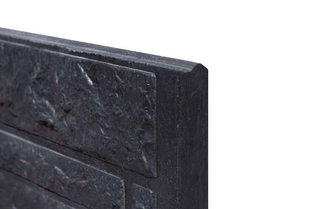 Betonplaat Rotsmotief antraciet gecoat 1840x35x200mm - Type D kopen ...
