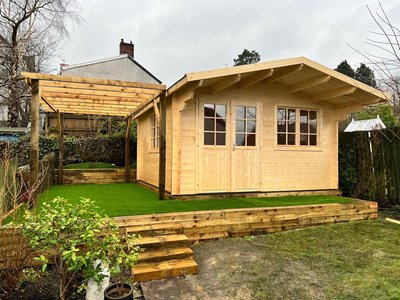 Inge Log Cabin 4.20 x 4.20m