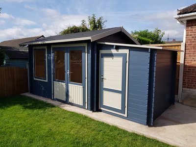 Daisy Log Cabin 3.5m x 2.5m - 40mm Logs