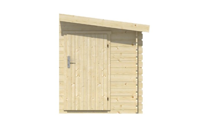Log Cabin Outdoor Toilet Kit Annexe 28mm - 1.6 x 2.2 m | Tuin UK