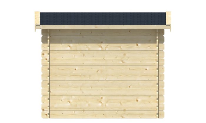 Log Cabin Outdoor Toilet Kit Annexe 28mm - 1.6 x 2.2 m | Tuin UK