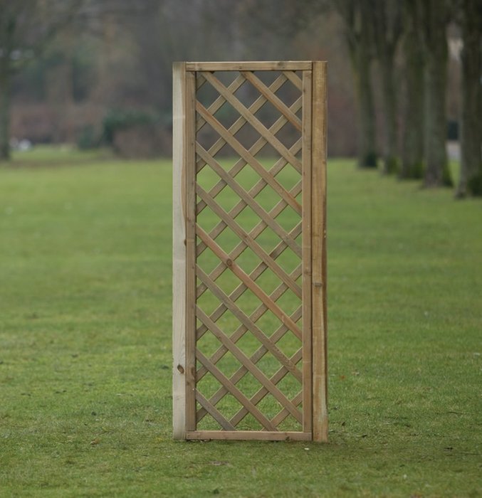 Framed Diagonal Trellis, made from pressure treated timber. Measuring ...