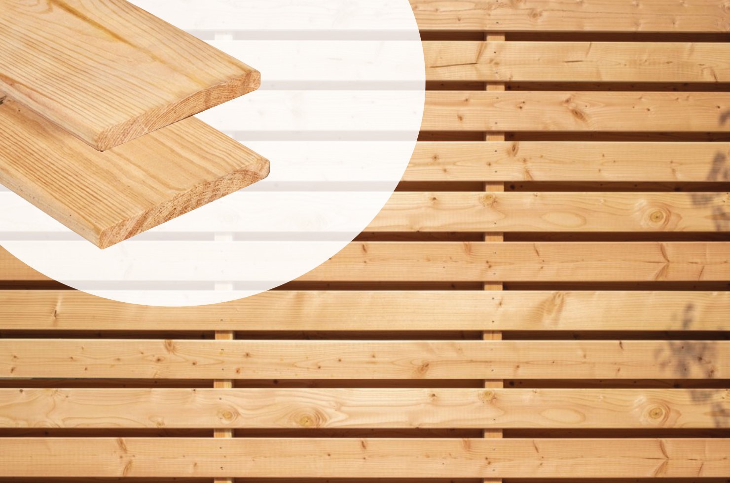 Untreated Douglas Fence Boards 16 x 140mm 3m / 9’8” | Smooth Planed ...
