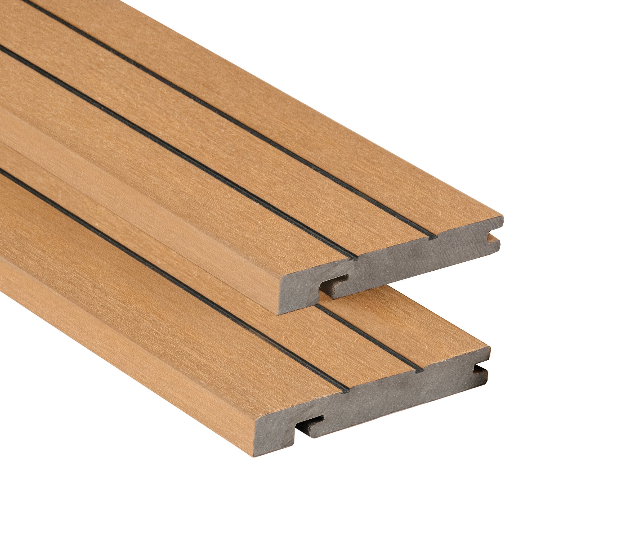Profil de finition composite PuraDock Cedar 2.2 x 14.6 x 290 cm pour clips