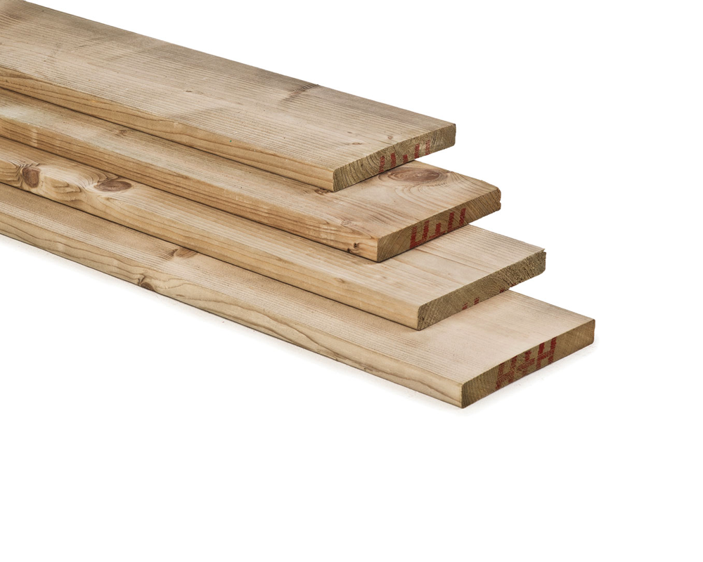 Schutting tuinplank Vuren hout Gadero 1.9x14.5x450cm