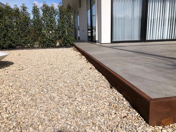 Cortenstaal Borderrand 40 x 106 cm Flexibel
