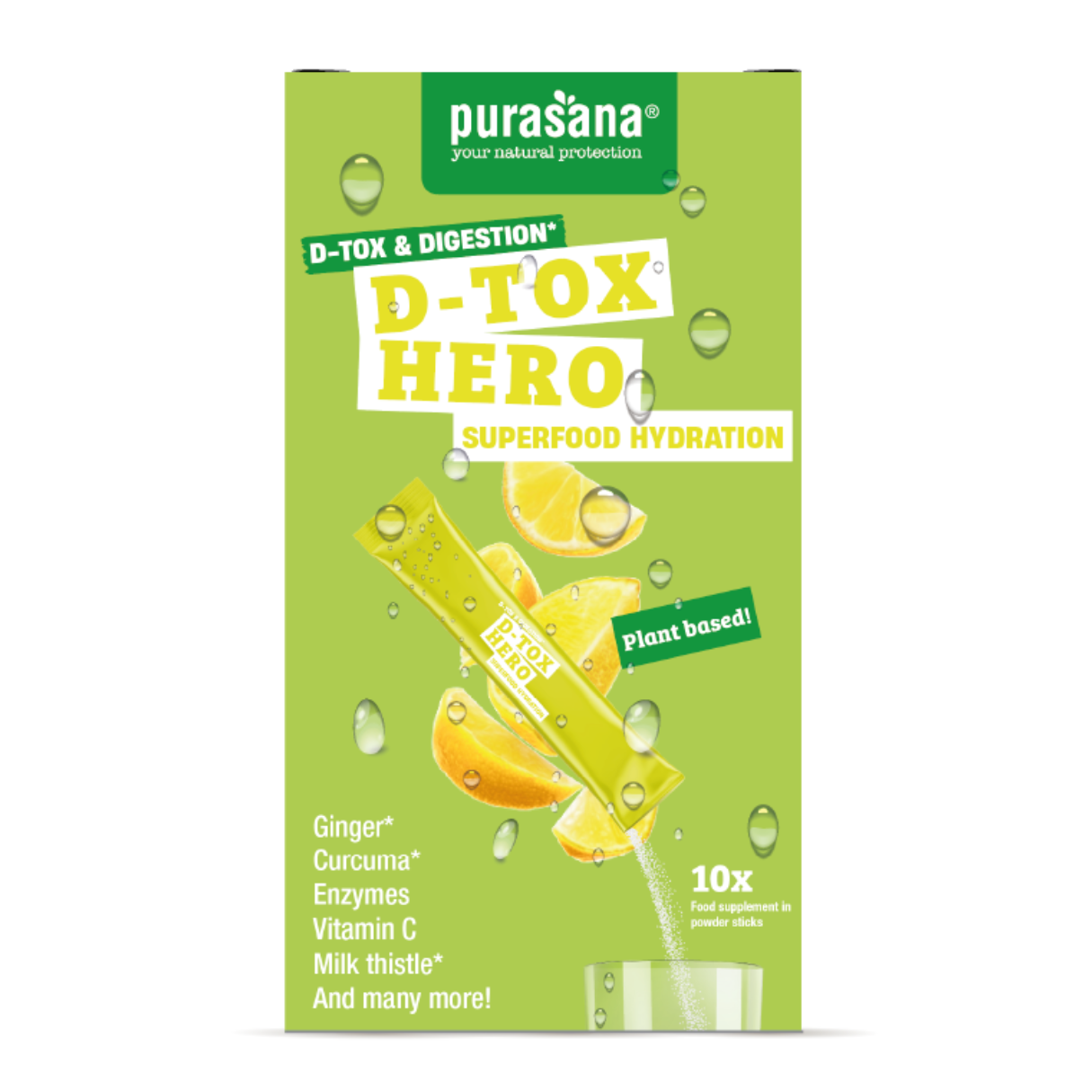 Natural detox without hassle | D-Tox Hero Hydration Powder