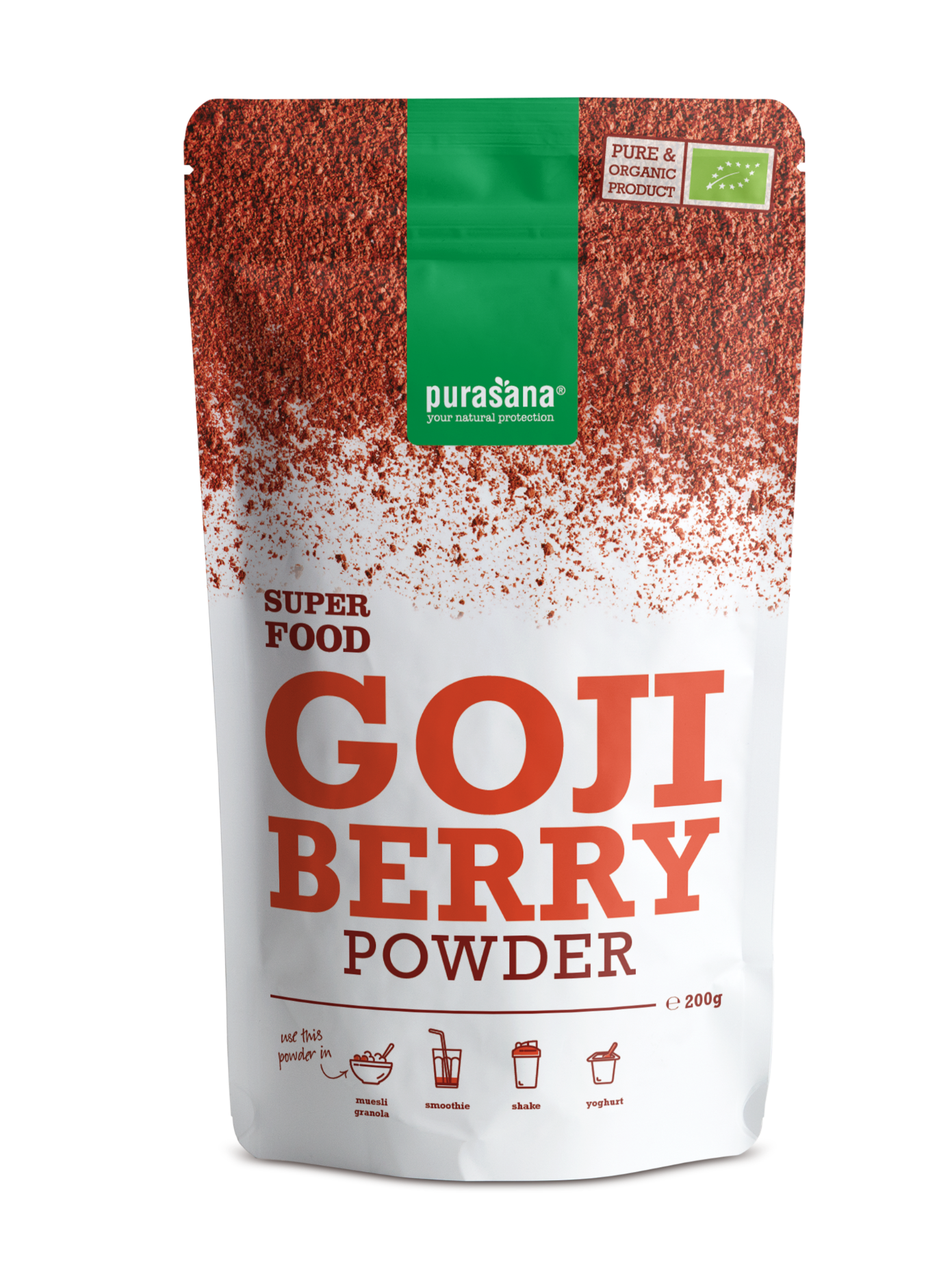 Goji bessen bestellen? | Probeer Purasana Goji Bes Poeder