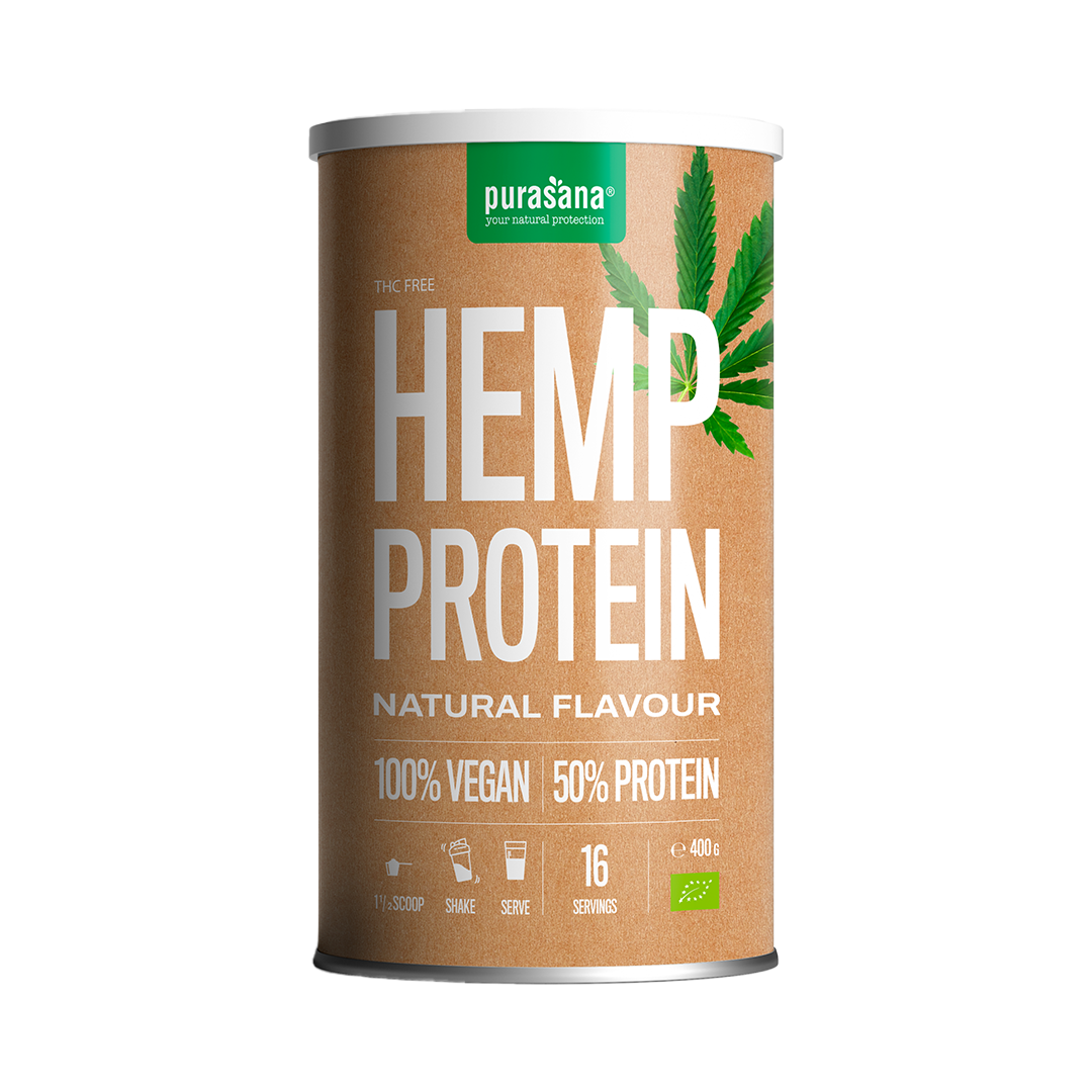Vegan Protein Hemp Shop | Purasana Hemp Protein 50%