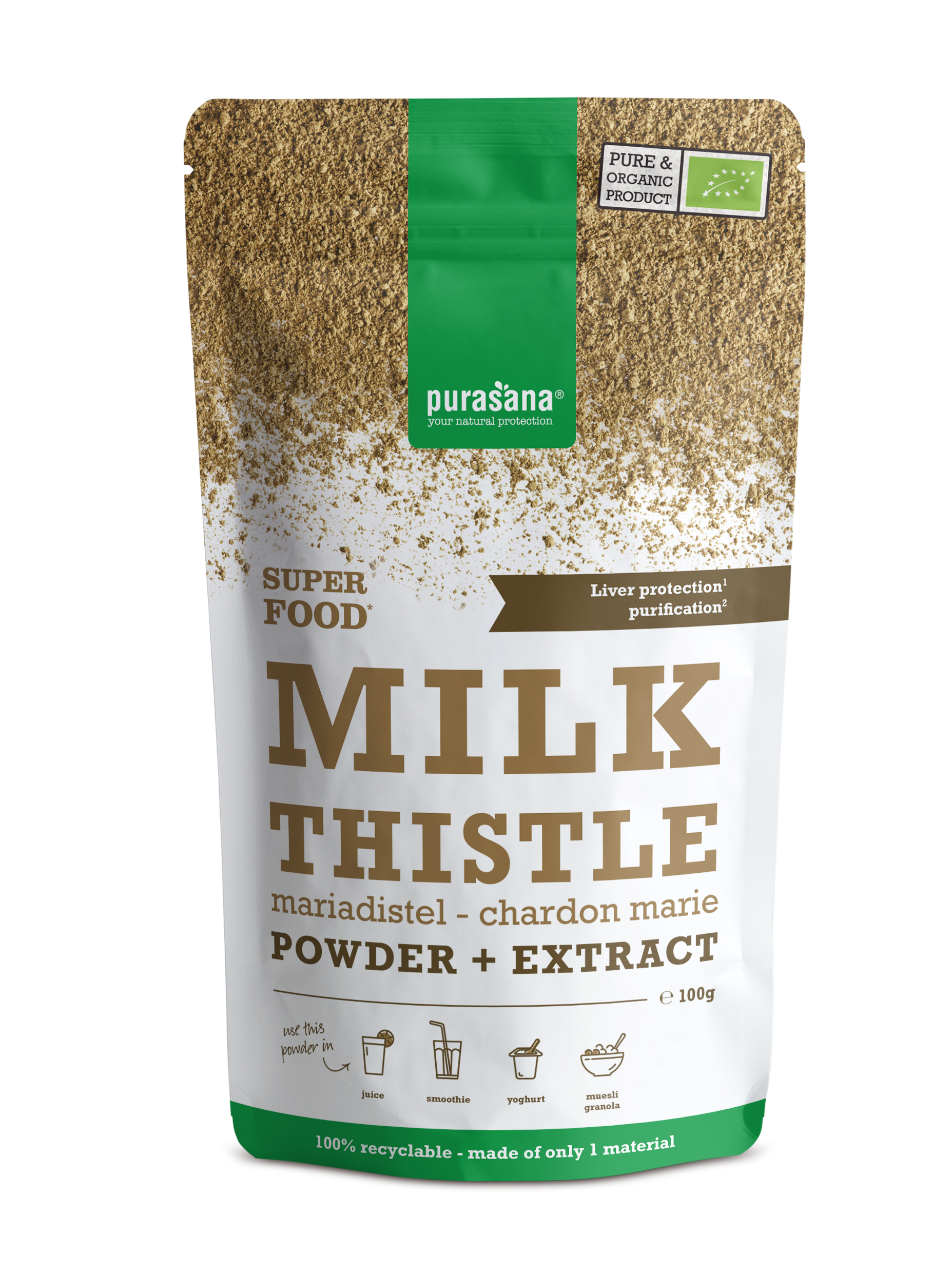 Buy Milk Thistle Extract + Powder | BIO Silymarin Powder