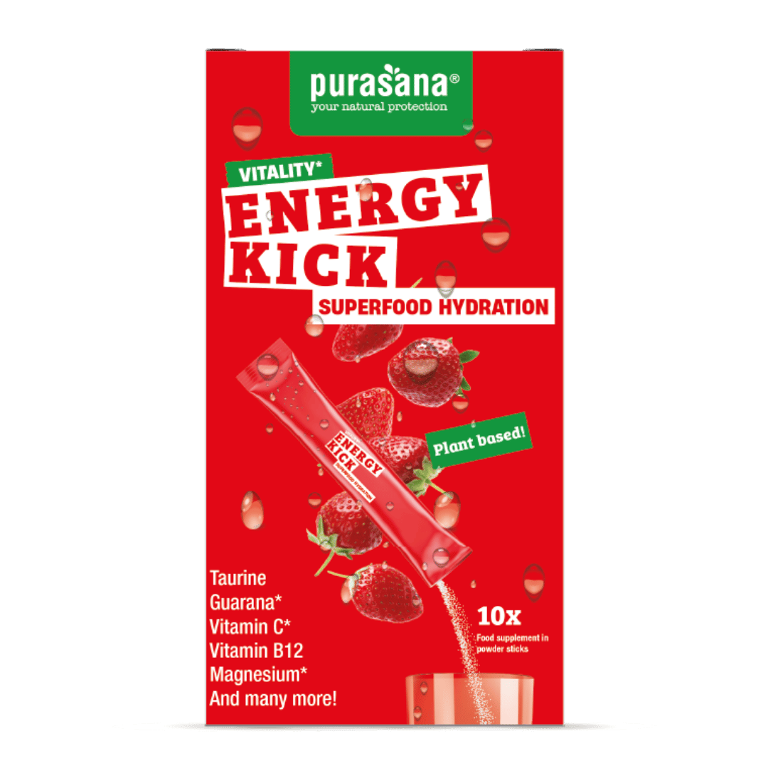 Long-lasting energy without a crash | Energy Kick Hydration Powder