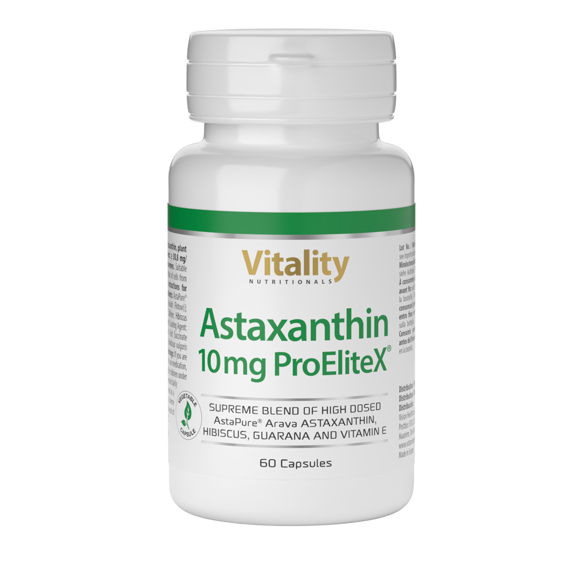 Astaxanthin high dose: Astaxanthin 10 mg ProEliteX | Vitaminexpress