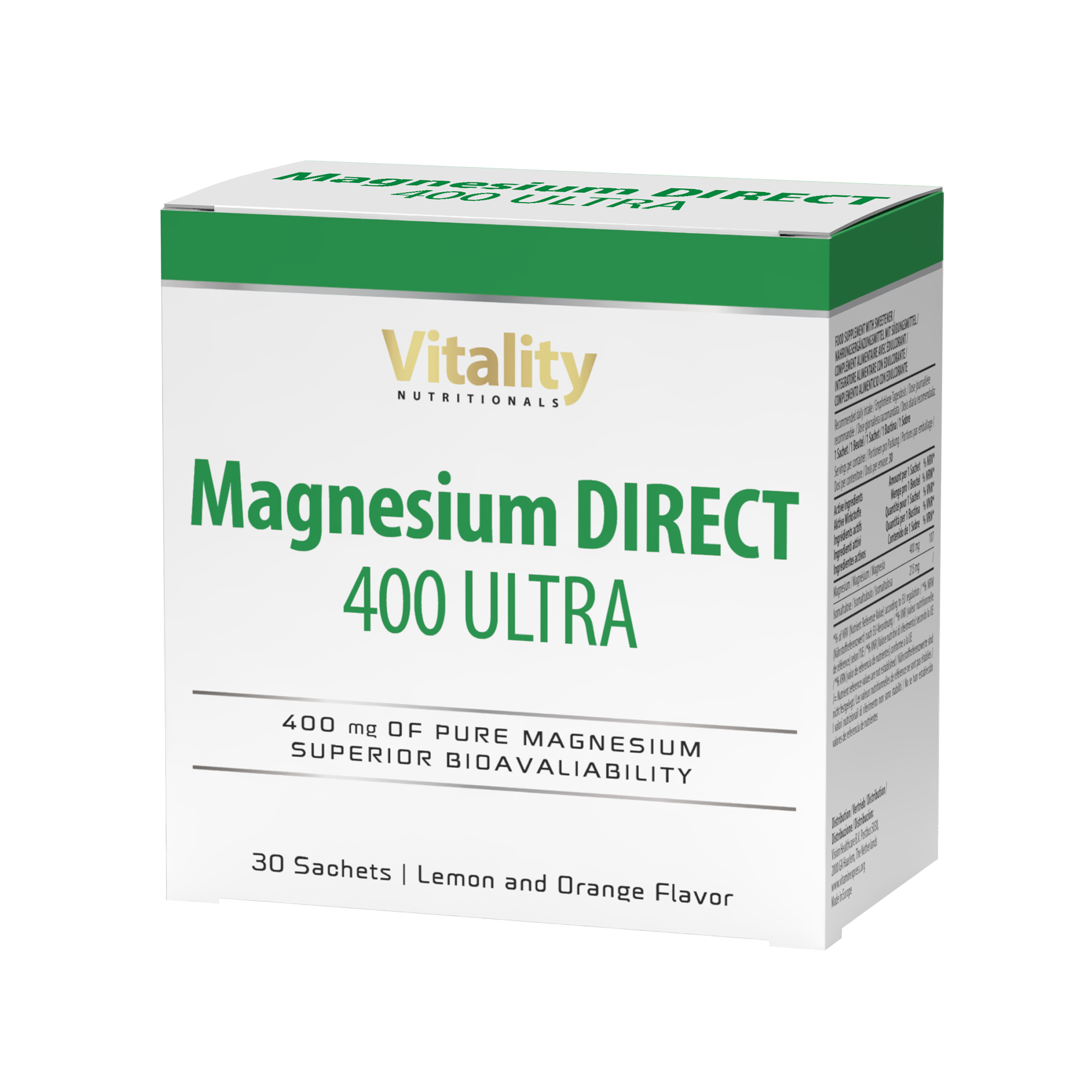 Magnesium DIRECT 400 ULTRA Sticks | VitaminExpress