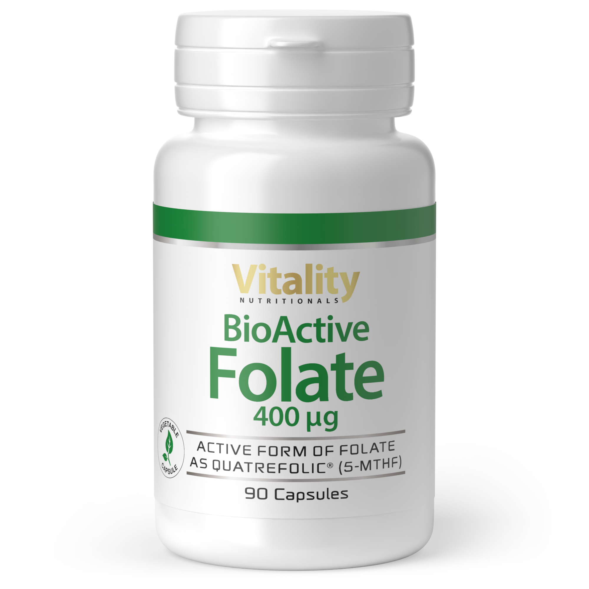 BioActive Folate 400 µg Folsäure Kapseln | VitaminExpress