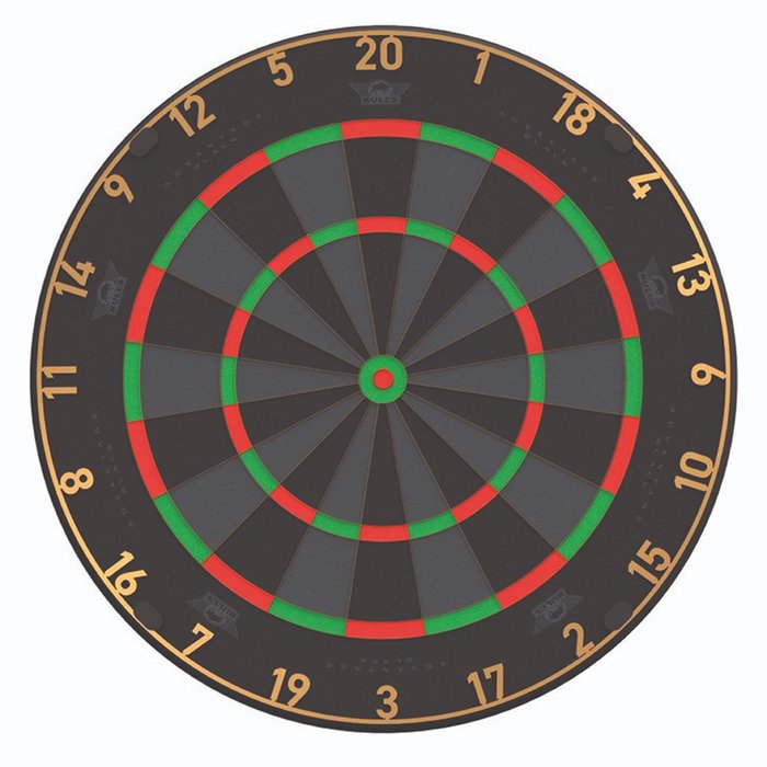 Bull's Advantage Black - Professionel Dartskive - Dartshopper
