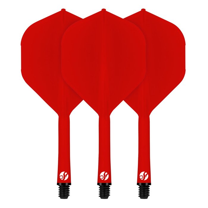 Shot Flight Deck System Red NO2 Dart Flights