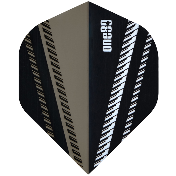 ONE80 V-Flow Grey Darts Flights