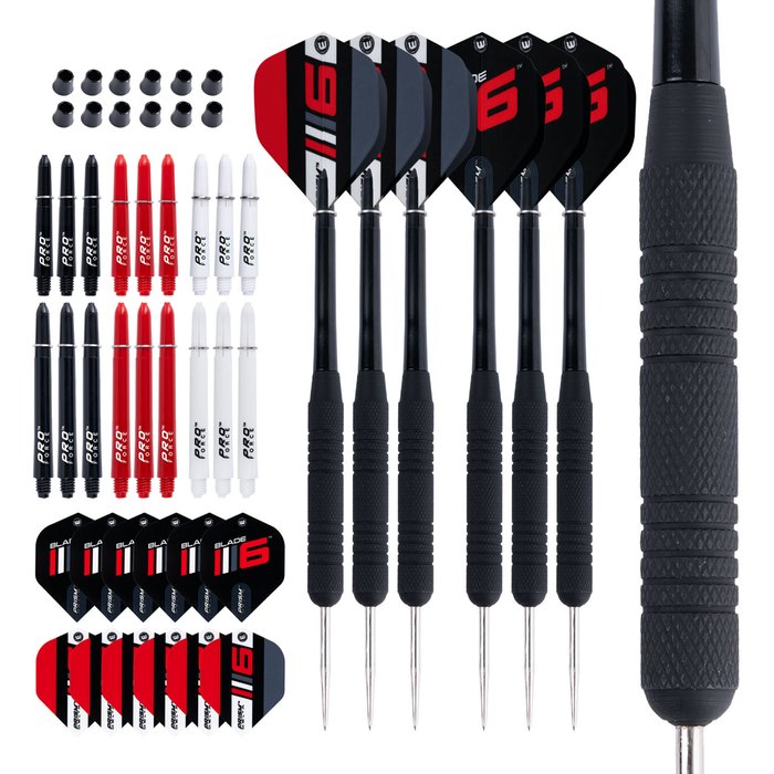 Winmau Blade 6 Starter Pack Brass Steel Tip Darts - Dartshopper