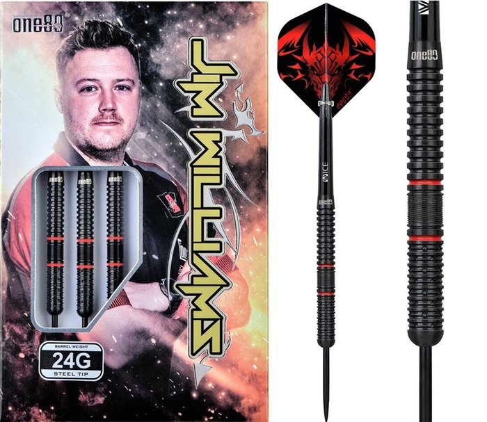 ONE80 Jim Williams 80% HD Darts