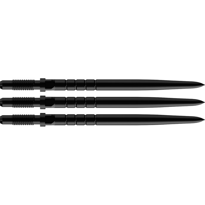 Bull's Convertible Points Ringed Grip Black - Dartshopper.com