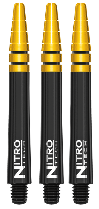 Red Dragon Nitrotech Black/Gold Darts Shafts