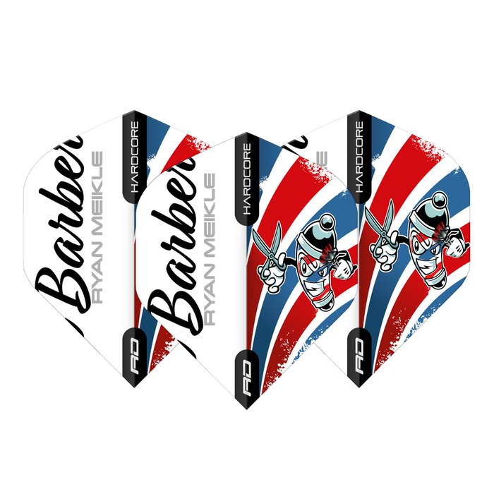Red Dragon Ryan Meikle Signature Standard - Dart Flights - Dartshopper.dk