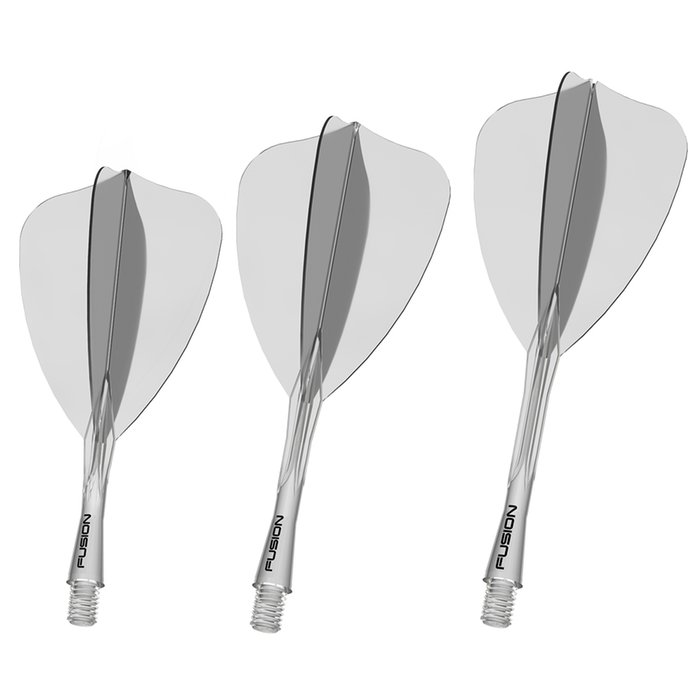 Winmau Fusion Arrow Clear - Ailettes Fléchettes - Dartshopper