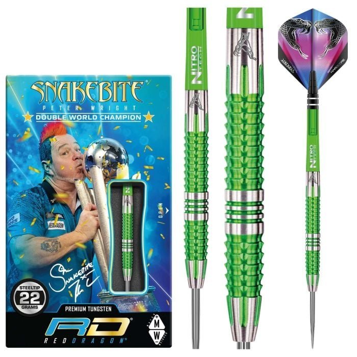 [Tweedekans] Red Dragon Peter Wright Snakebite Mamba 2 90%-24gram ...