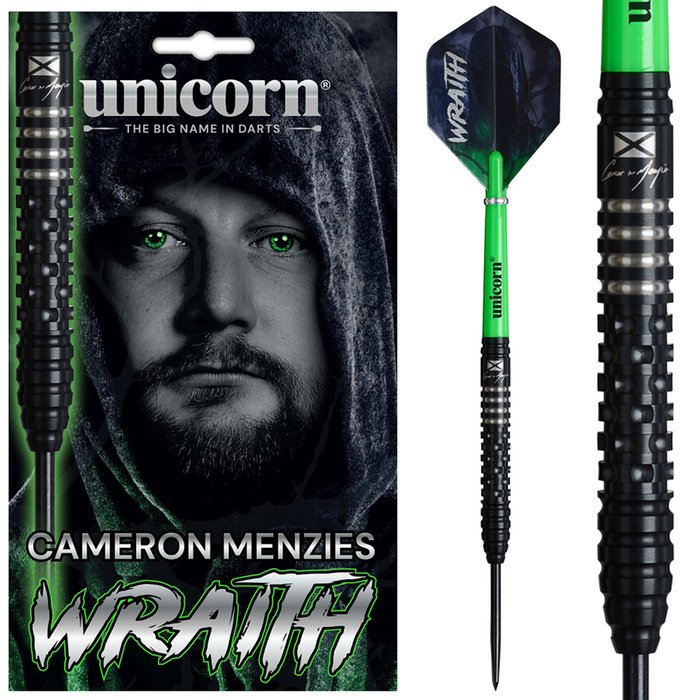 Unicorn Wraith Cameron Menzies 90% Steel Tip Darts - Dartshopper