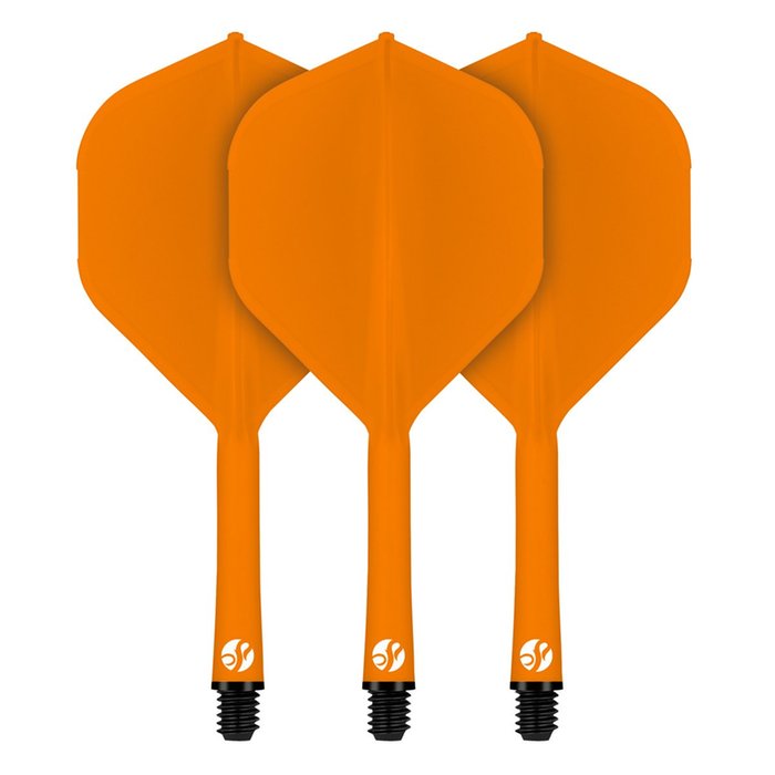Shot Flight Deck System Orange NO2 Darts Flights