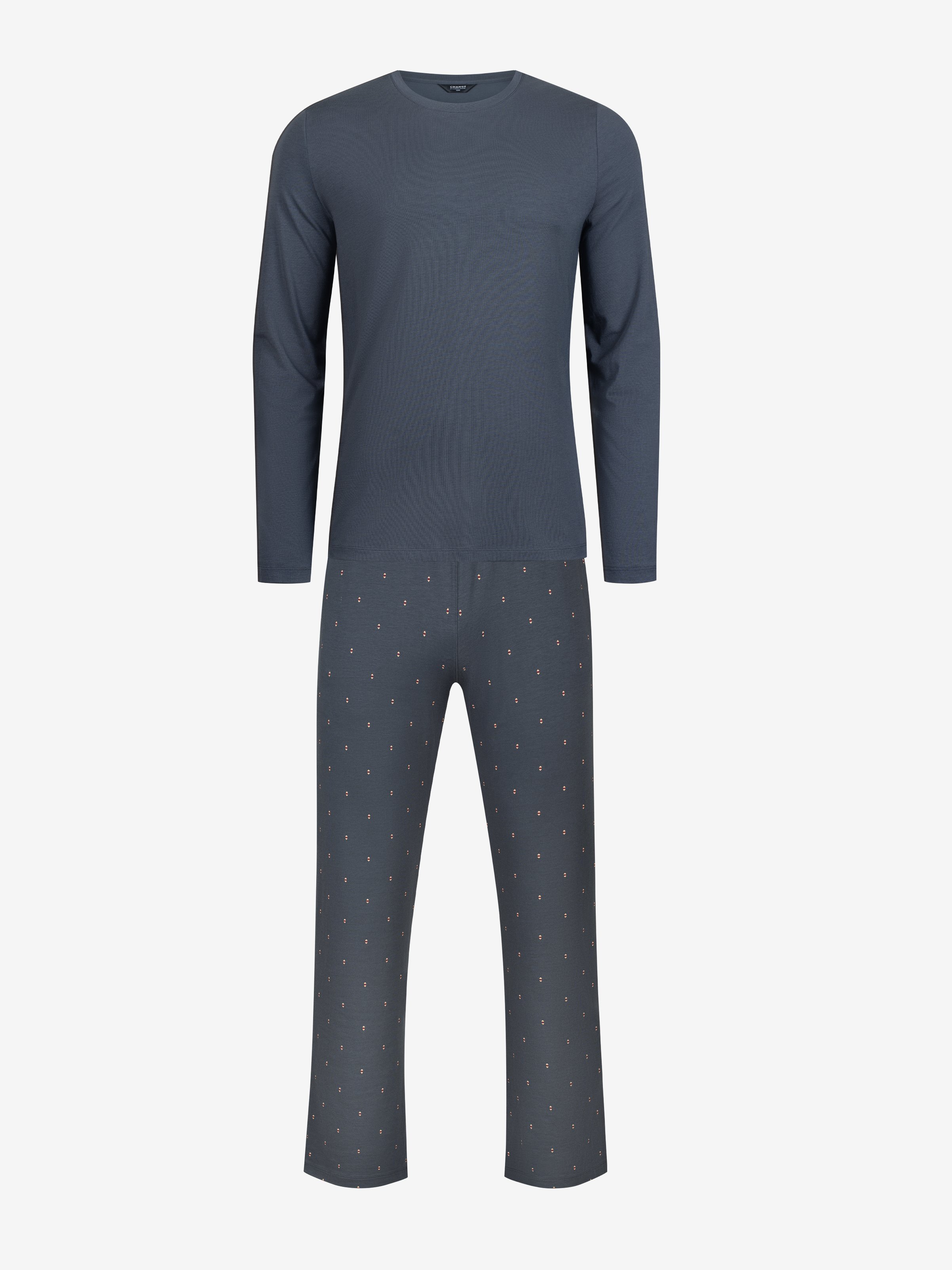 Night Comfort Herrenmode Pyjama-Set - Grey Pinstripe - €71.99 - Palmers